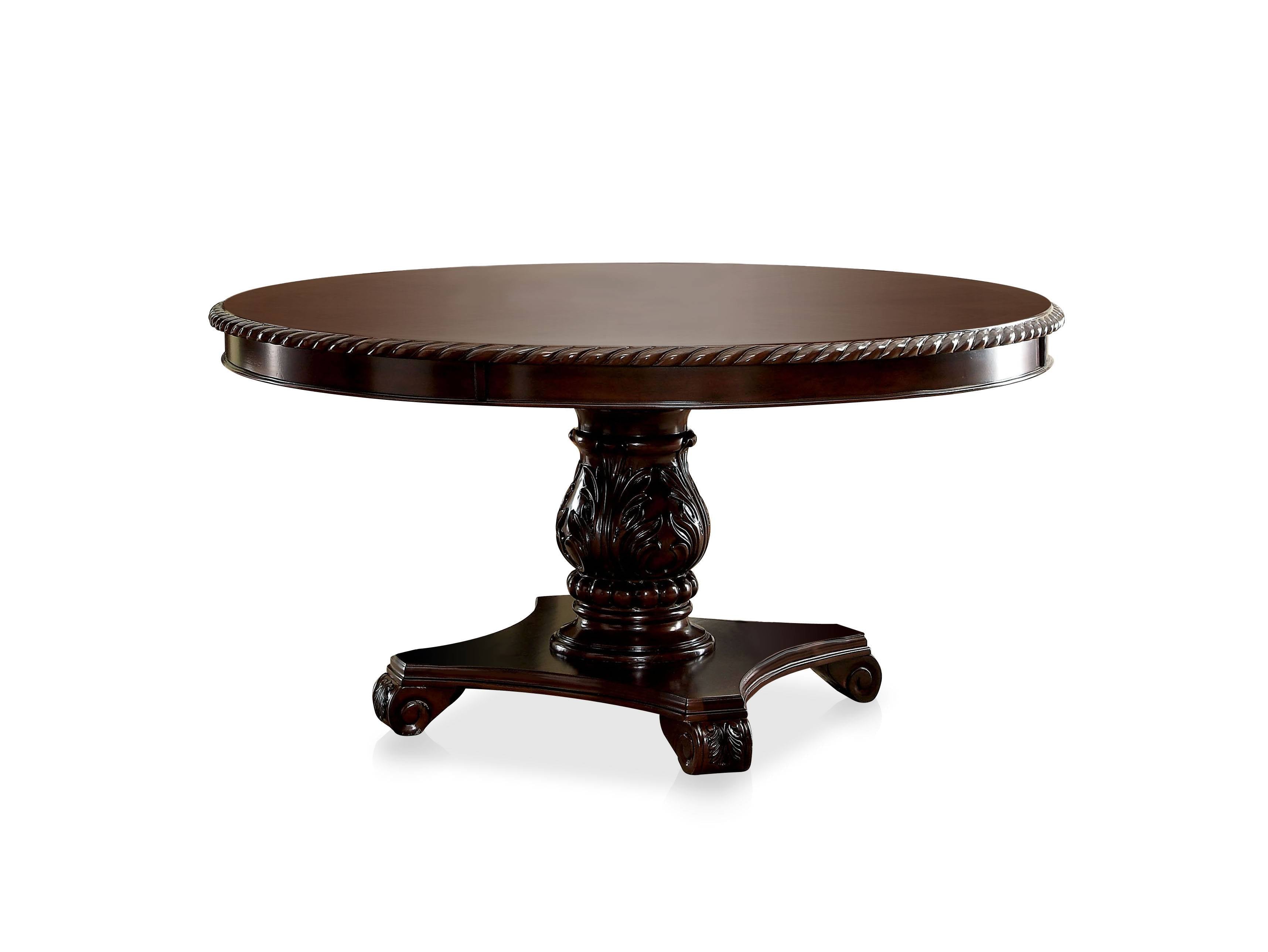Bell Traditional Round Dining Table
